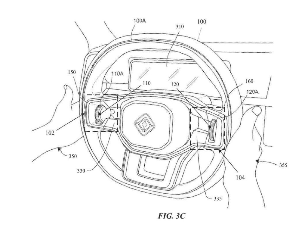 New Rivian Patent Details Multi-Function Scroll Wheel Design